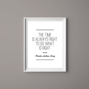 Martin Luther King, Inspirational Quotes, Printable Quotes, Home Decor ...