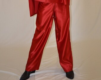 Red Trousers | Etsy