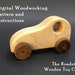 The Roadster Wooden Toy Car Pattern and Instructions - PDF Instant ...