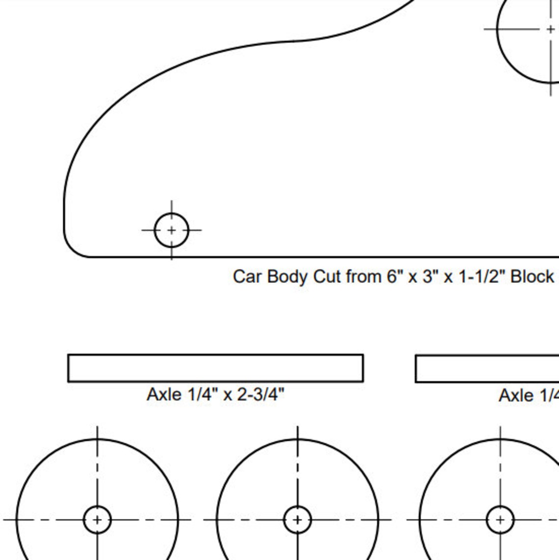 The Roadster Wooden Toy Car Pattern and Instructions - PDF Instant ...