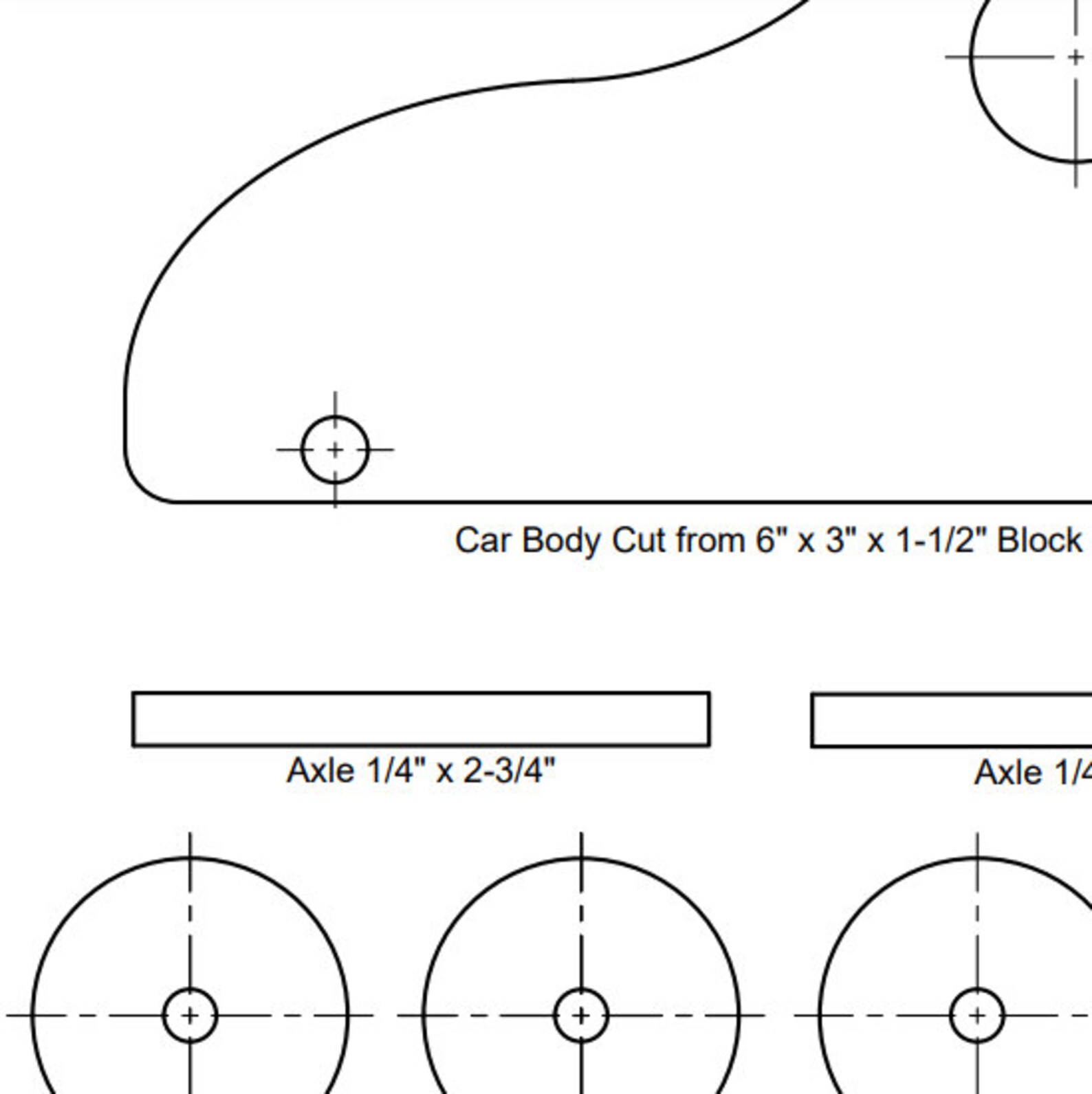 The Roadster Wooden Toy Car Pattern and Instructions - PDF Instant ...