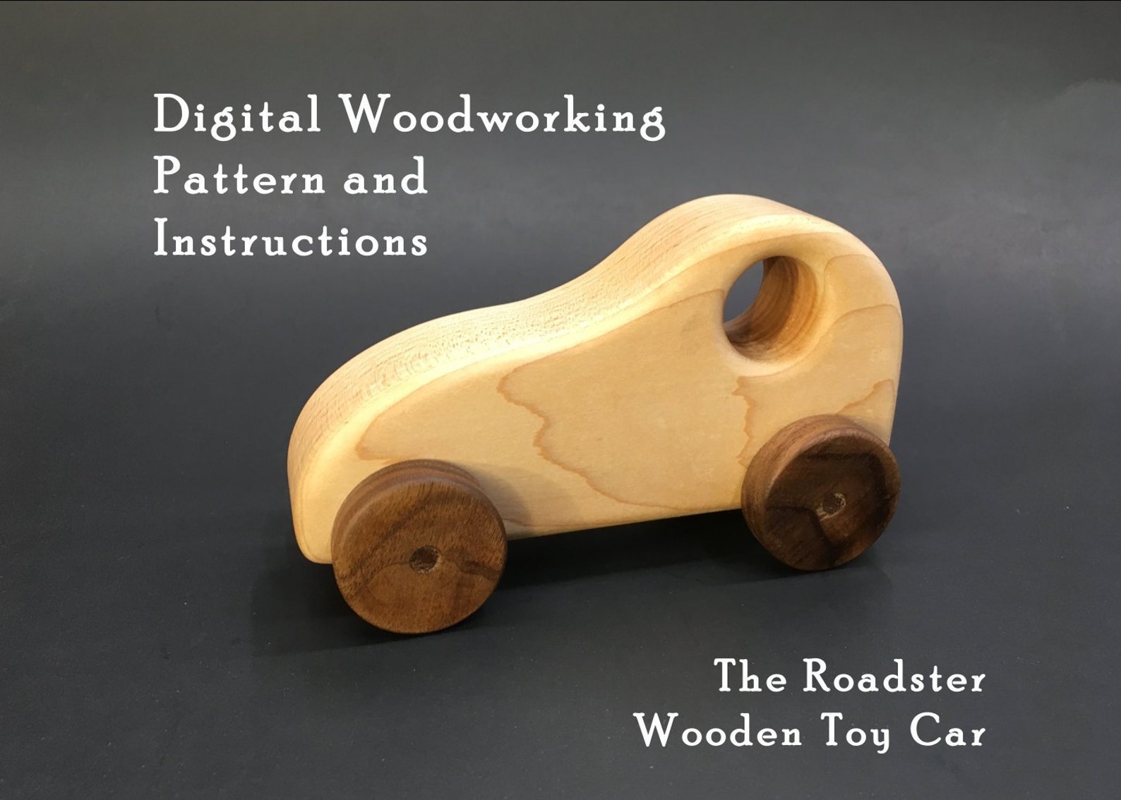 The Roadster Wooden Toy Car Pattern and Instructions PDF Instant ...