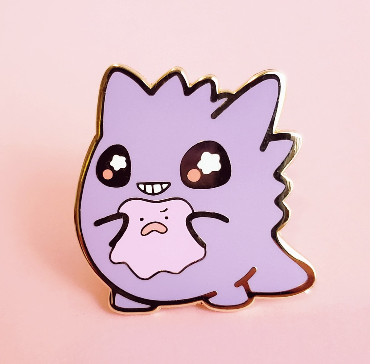 Happy Ghost Gengar Enamel Pin | Etsy