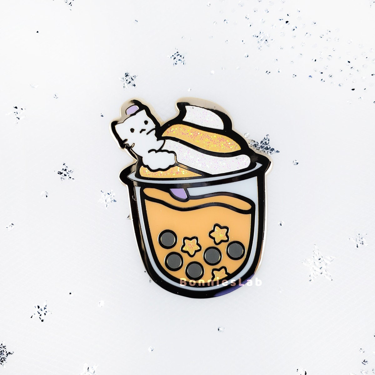 Thai Iced Tea Enamel Pin - Etsy