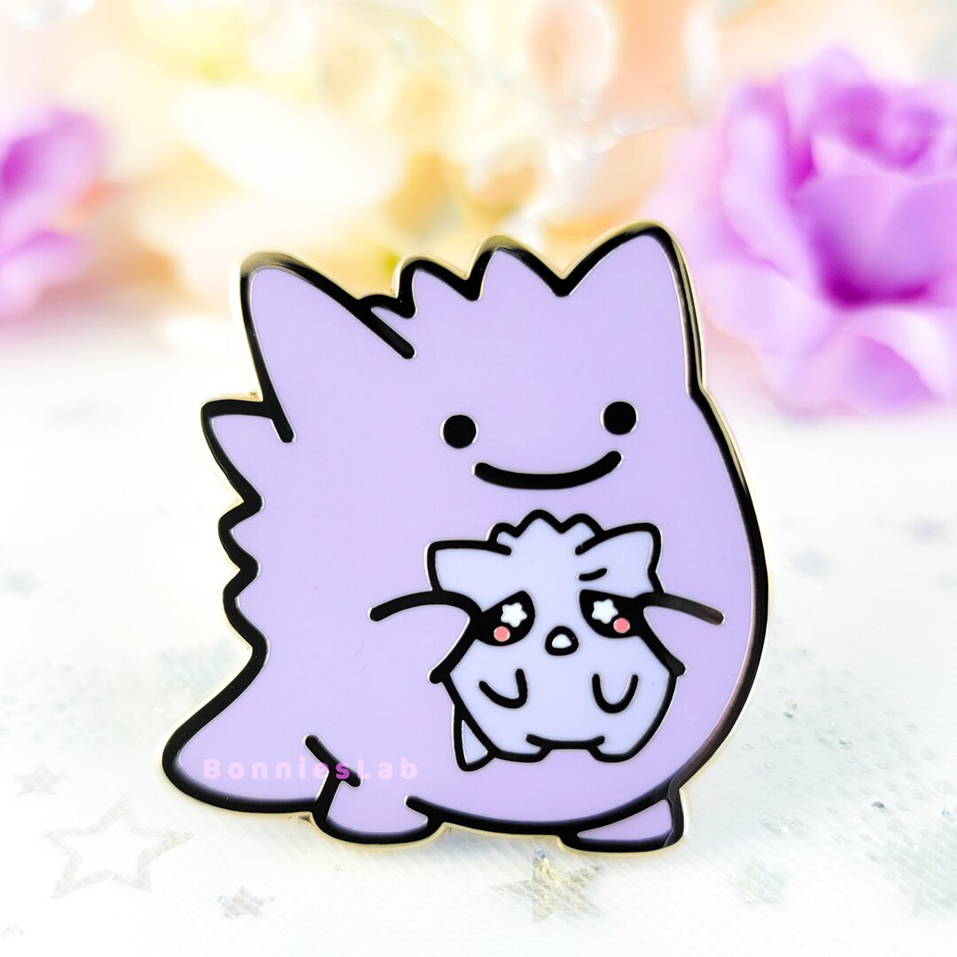 Ditto X Gengar Enamel Pin - Etsy