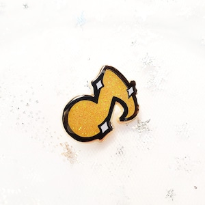 Music Note Enamel Pin - Etsy