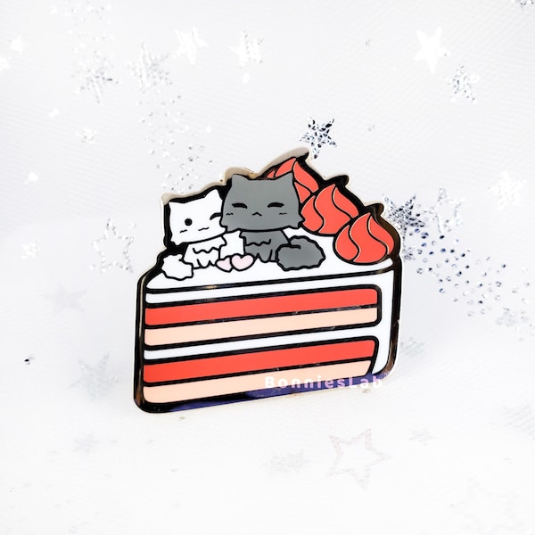 Cake Enamel Pin - Etsy