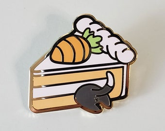 Carrot Cake Enamel Pin - Etsy
