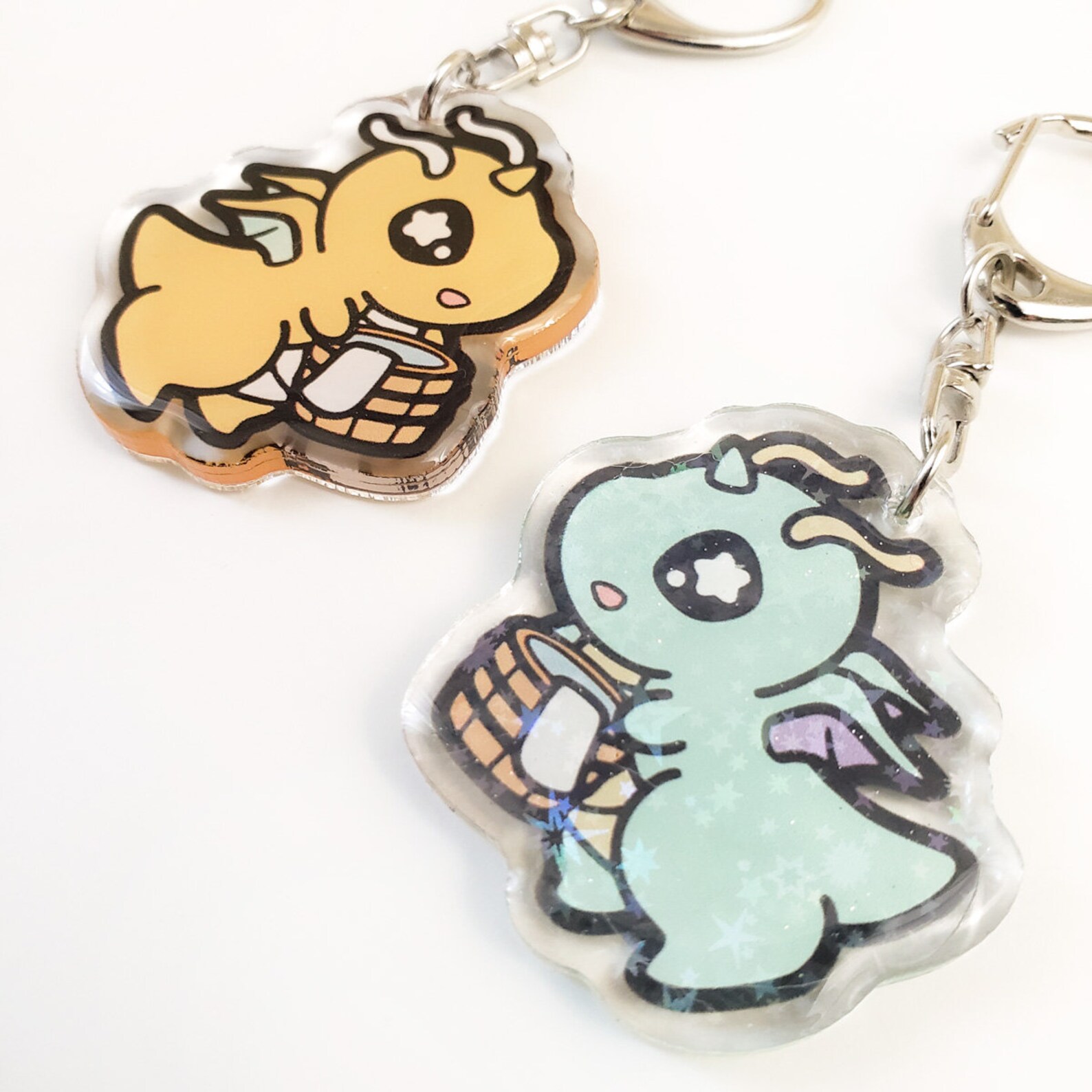 Dragonite Epoxy Acrylic Keychain Charms - Etsy