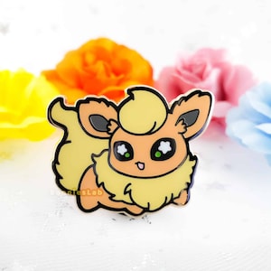 Chibi Flareon Enamel Pin - Etsy