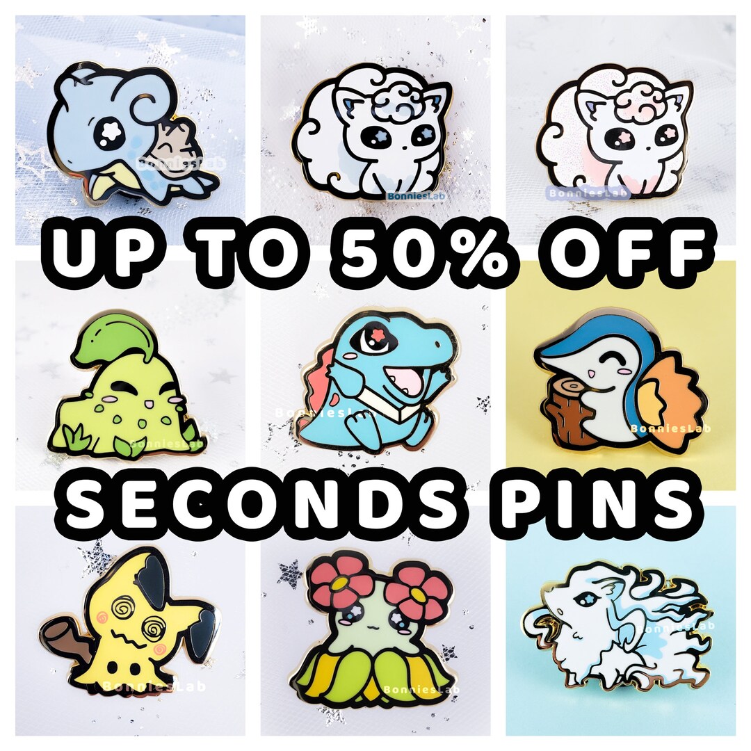 Seconds / B-grade Pins Sale Discounted Enamel Pins 50% off Sale - Etsy