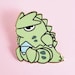 Grumpy Lizard Tyranitar Enamel Pin | Etsy
