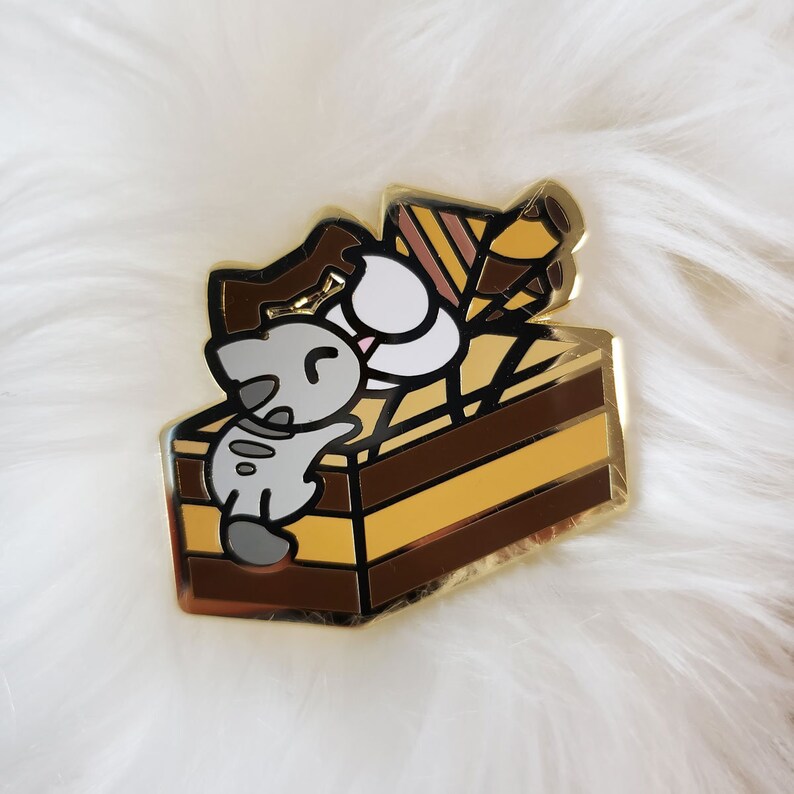 Chocolate Cake Enamel Pin - Etsy