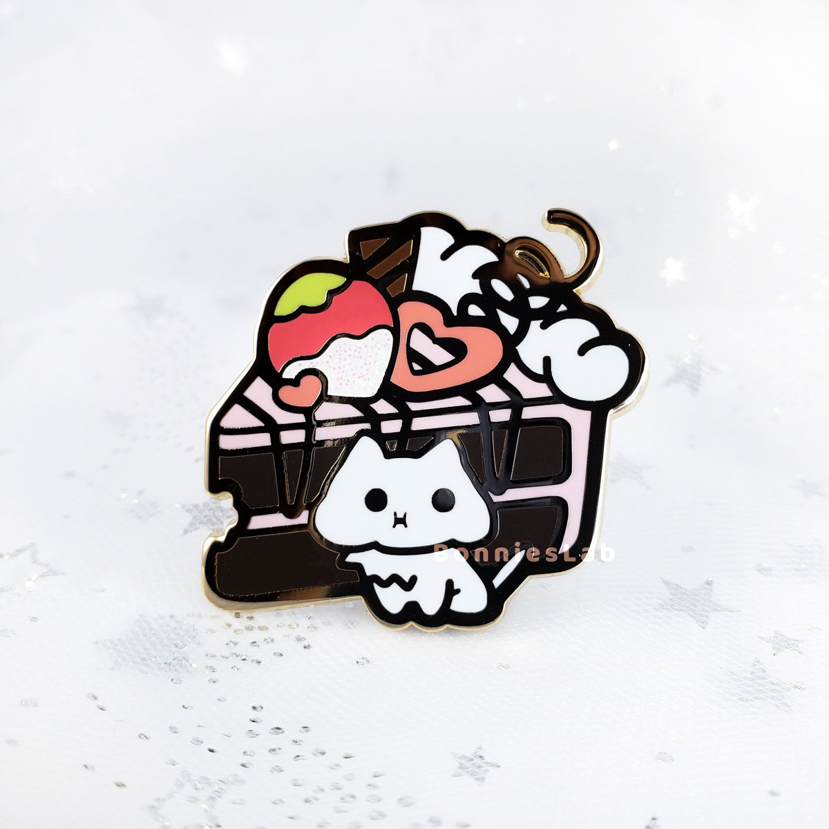 Neko Cafe Sweets Series 2 Enamel Pins Set Cat Enamel Pin - Etsy