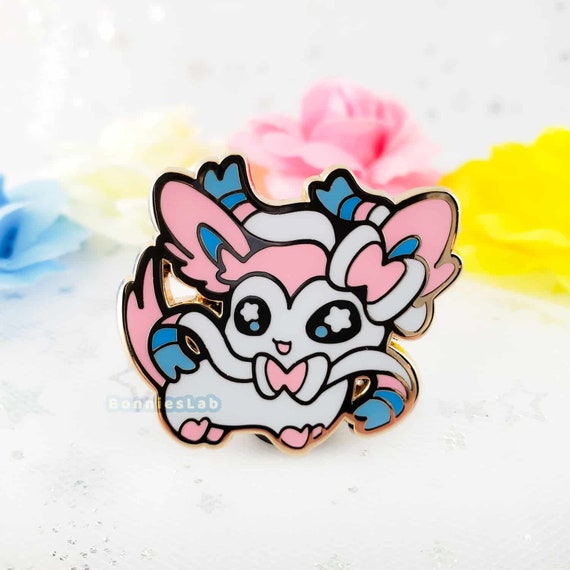 Chibi Sylveon Enamel Pin | Etsy