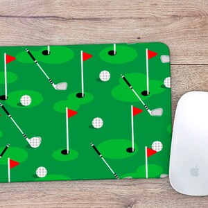 Golf MOUSE PAD, Golf Balls, Mens Golf, Preppy, Computer, Desk Accessory ...