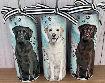 Yellow Lab Tumbler - Etsy