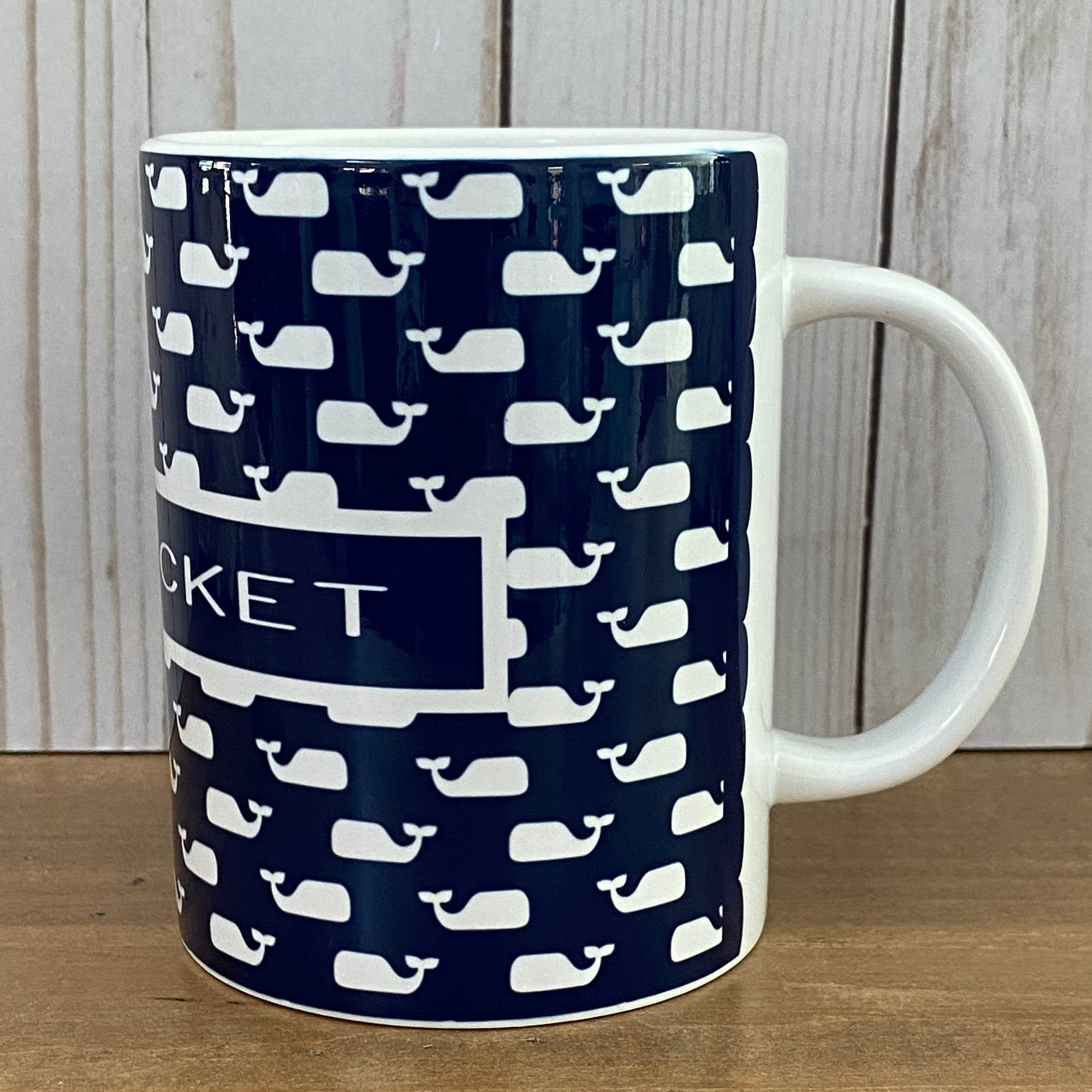 NANTUCKET 15oz Ceramic Mug Monogram Mug Preppy Mug | Etsy