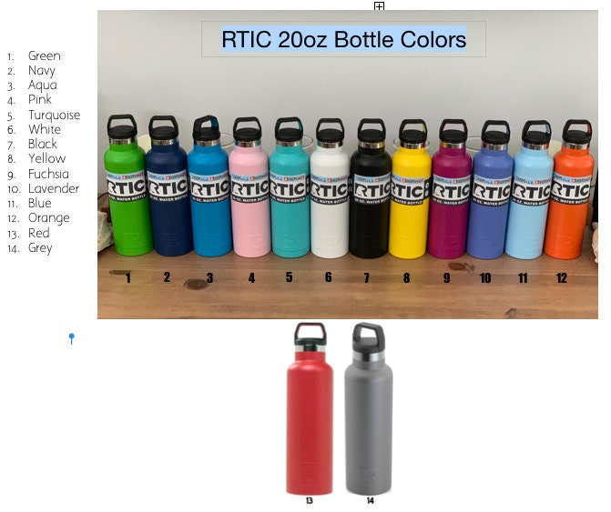 RTIC Tops for 20 oz Bottle | Etsy