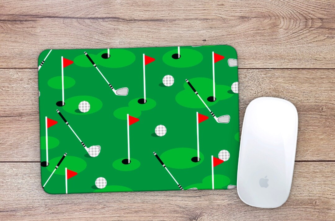 Golf MOUSE PAD, Golf Balls, Mens Golf, Preppy, Computer, Desk Accessory ...