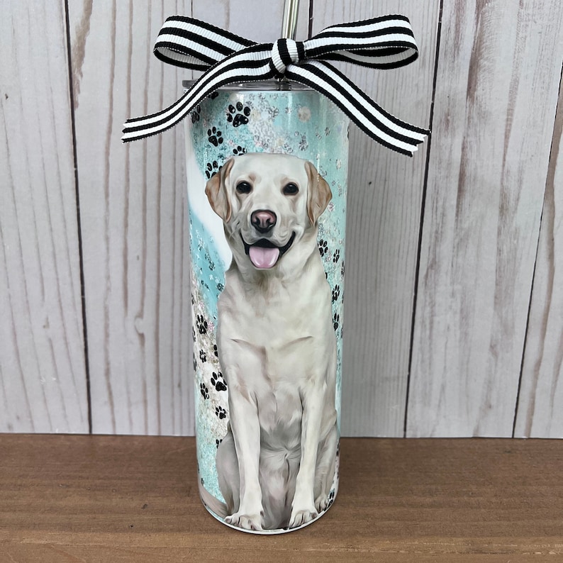 LABRADOR RETRIEVER Skinny Tumbler, Preppy, Black Lab, Yellow Lab ...