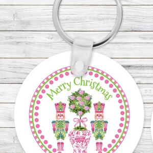 Nutcracker KEYCHAIN, Preppy, Chinoiserie, Bag Tag, Zipper Pull, Luggage ...
