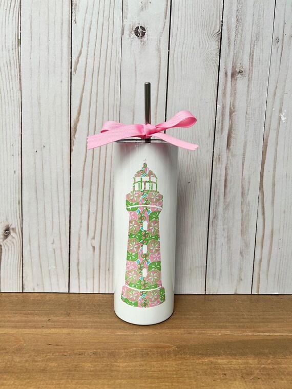 LIGHTHOUSE Skinny Tumbler Preppy Matte Sublimation - Etsy