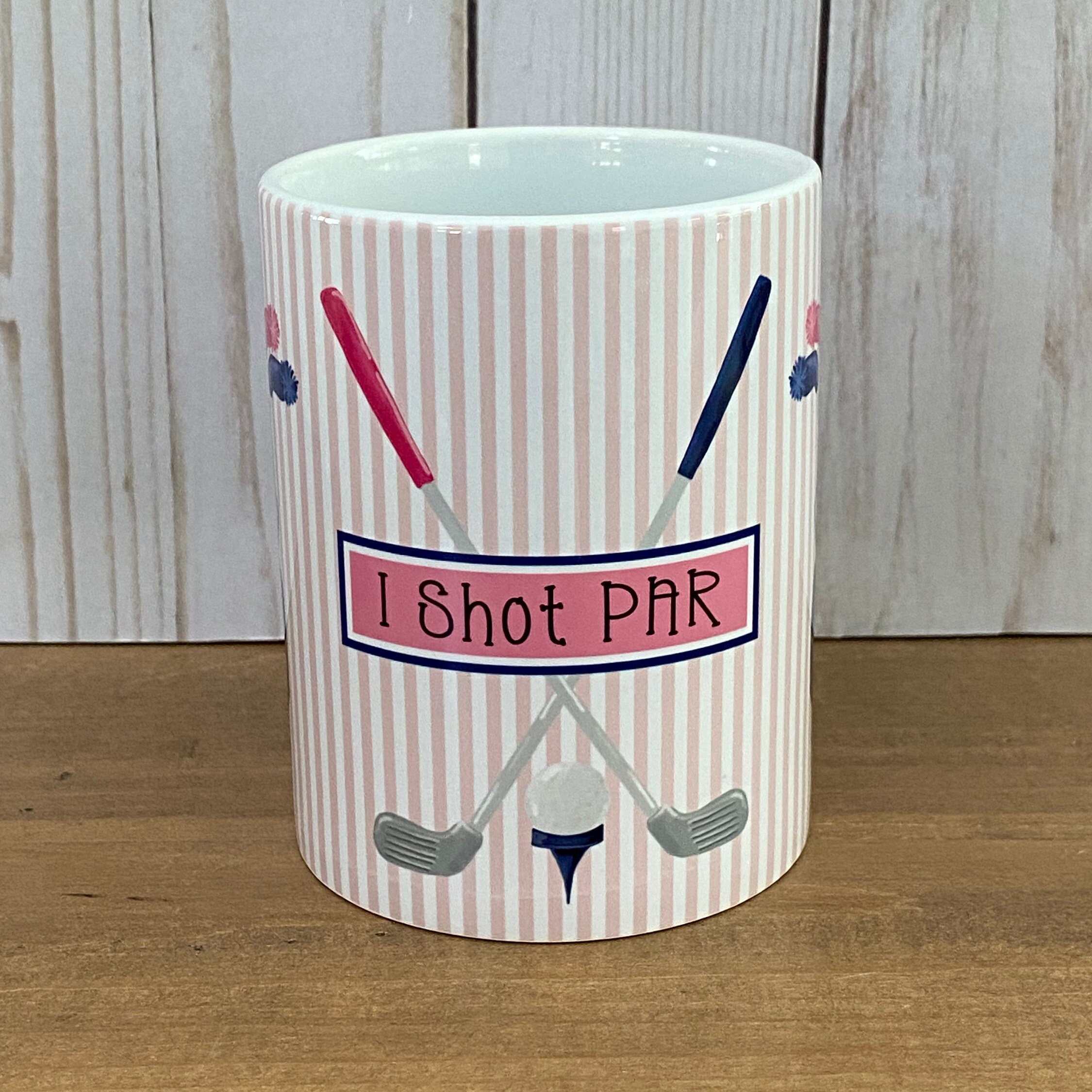 GOLF 15oz Ceramic Mug Monogram Mug Preppy Mug - Etsy