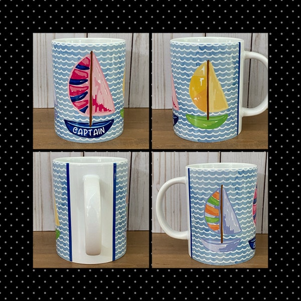 Preppy Mug - Etsy