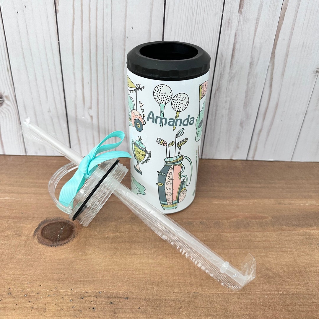GOLF Quad Can Cooler, 12oz, Preppy, Whimsical - Etsy