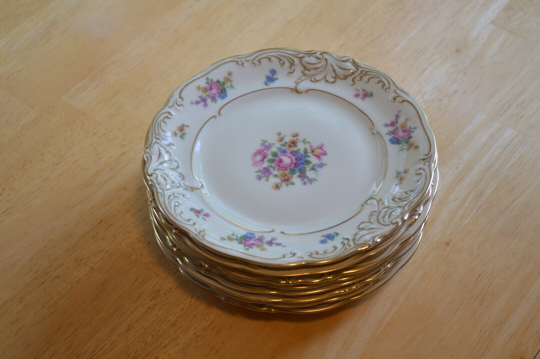 Antique KPM Dinnerwarekpm Salad Plateskpm Friederike Renaissanceantique ...