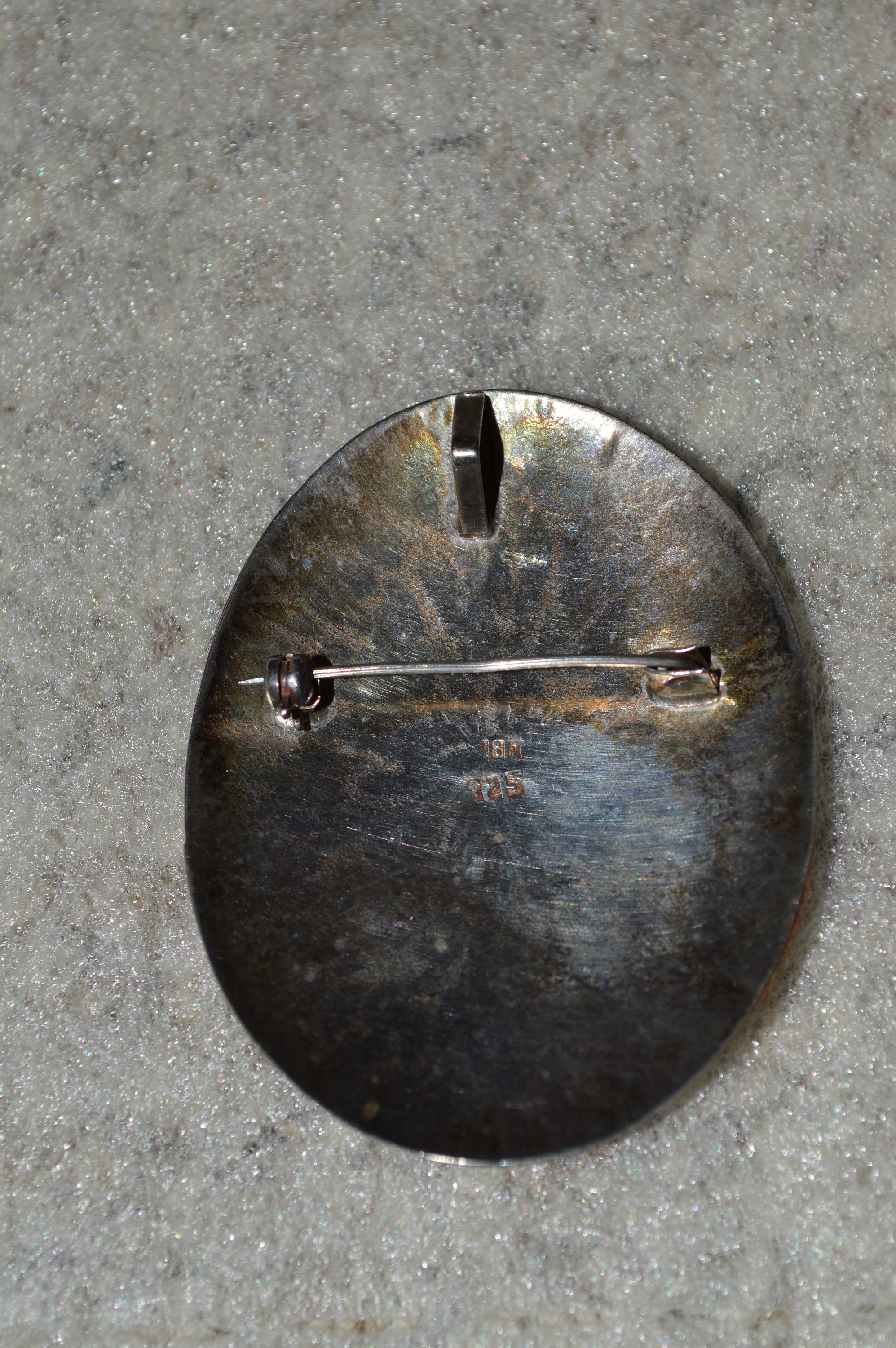 Vintage Large Aztec Pin & Pendantsterling/gold Mayan - Etsy