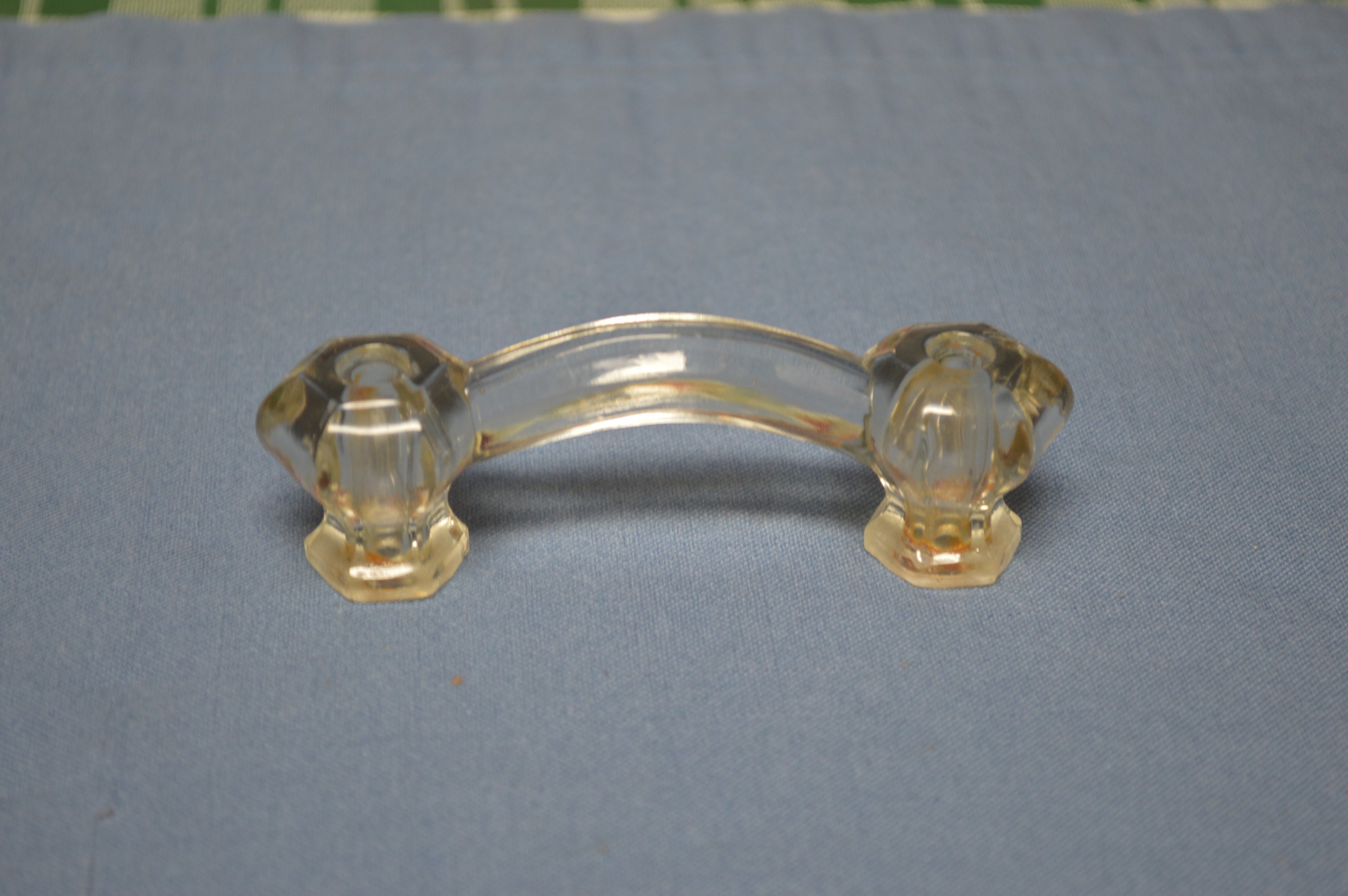 Antique Hexagonal Glass Bridge Pulldepression Glass - Etsy