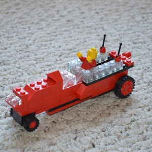 2 Vintage Lego Carslego Race Car With Mini Figuresmall Lego Car66-70 ...