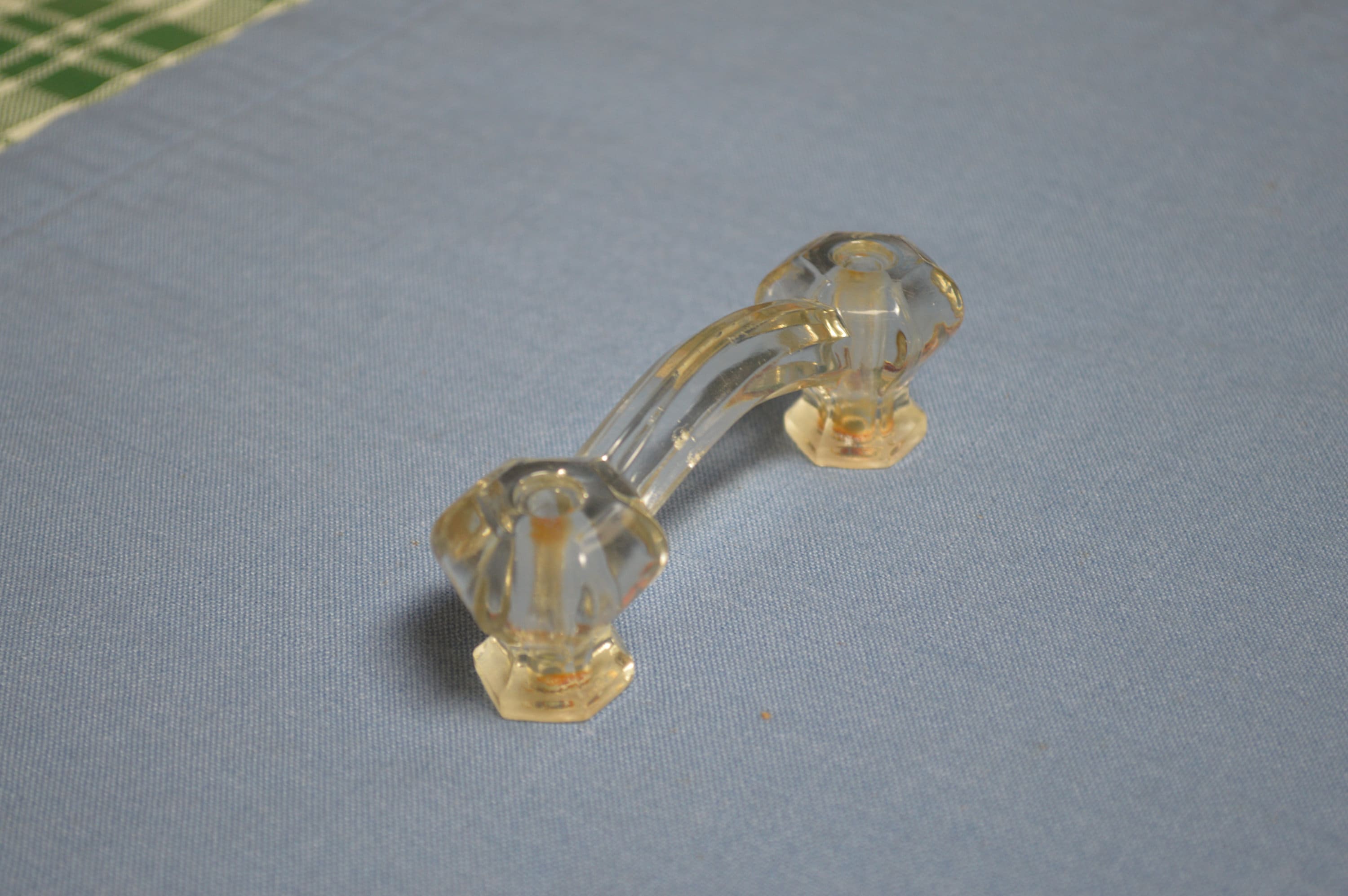 Antique Hexagonal Glass Bridge Pulldepression Glass - Etsy