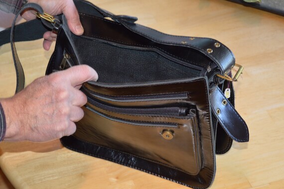New Leather Laptop Case---Black Leather Briefcase---B… - Gem