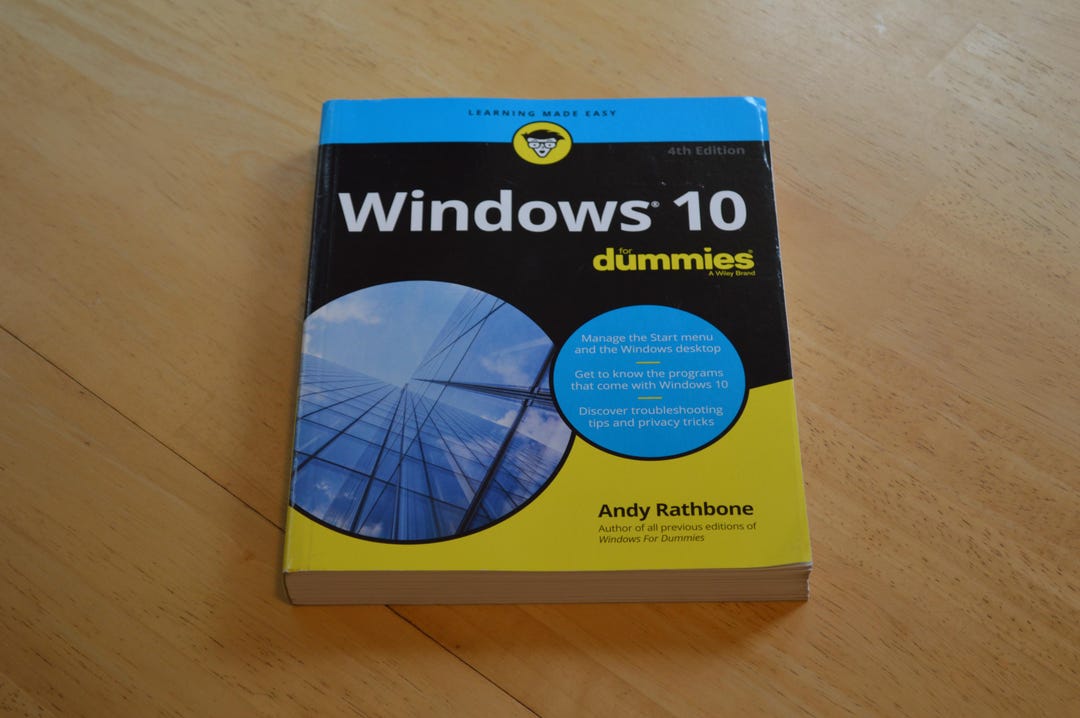 Windows for Dummies Book---andy Rathbone Books---windows 10 for Dummies ...