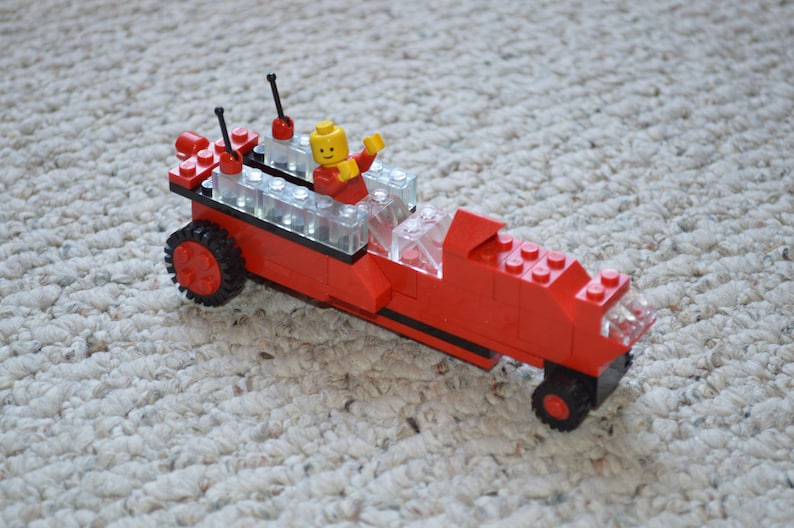 2 Vintage Lego Carslego Race Car With Mini Figuresmall Lego Car66-70 ...