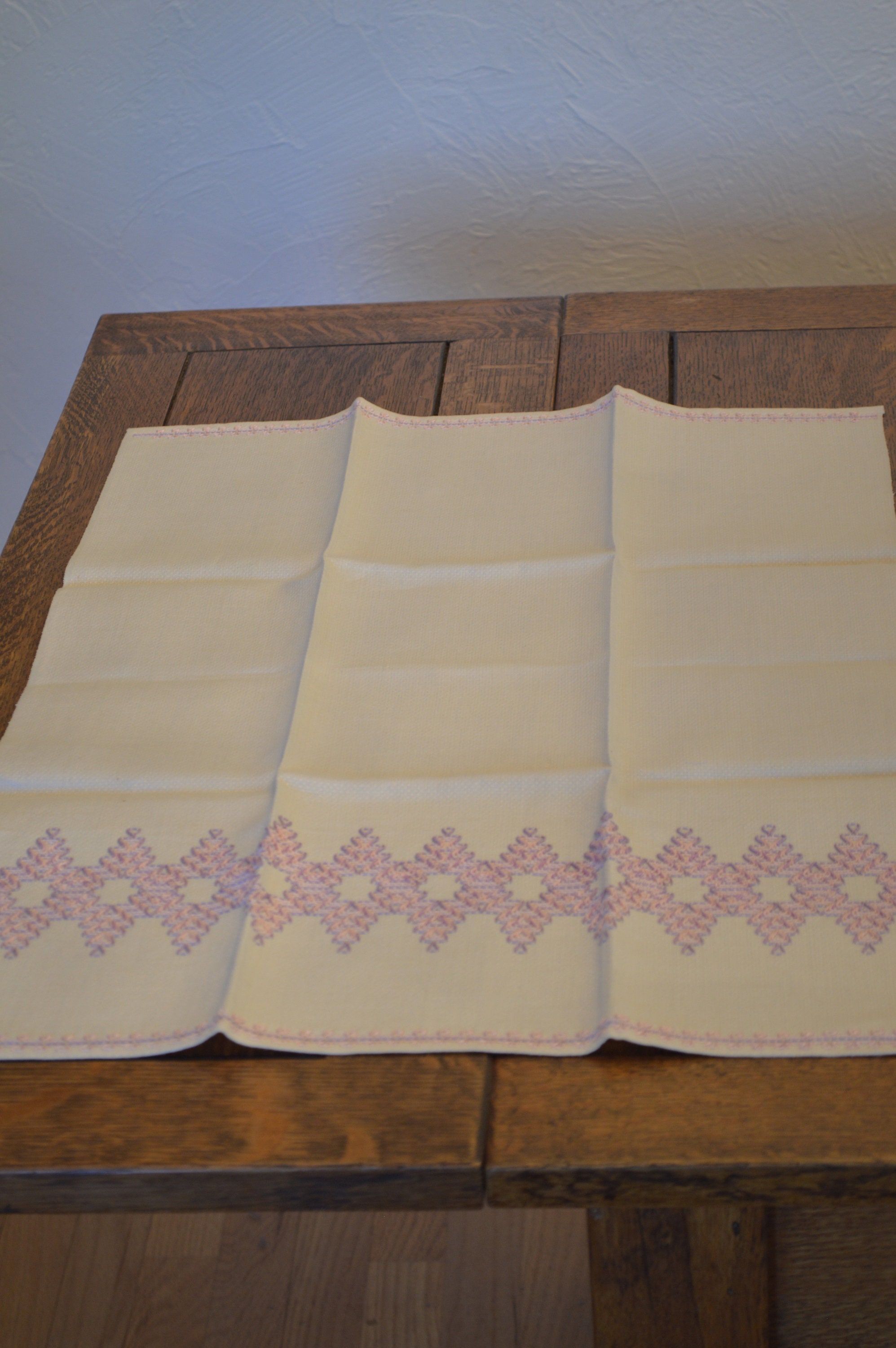 Vintage Large Tea TowelsMatching Set of 2 Tea TowelsPink | Etsy