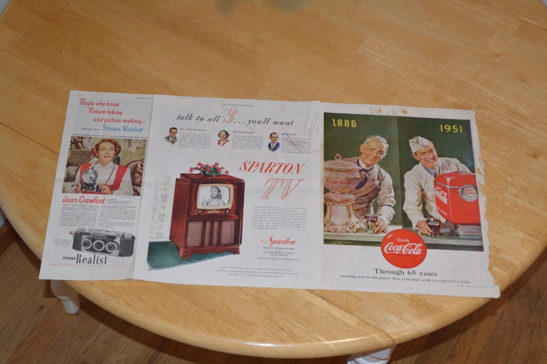 1950's Magazine Ads---1950s Coca Cola Ad---vintage Ads--1950s TV Ad ...