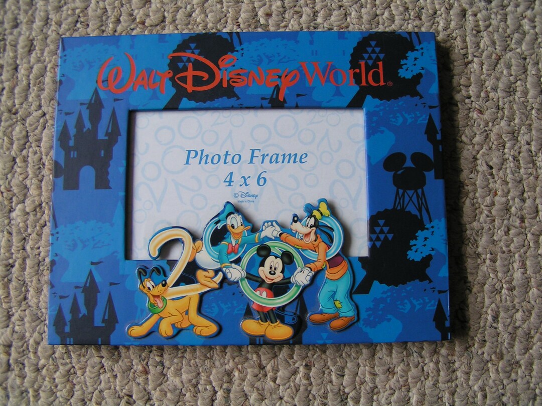 Vintage New Disney Photo Frame---disney 4x6 Photo Frame---disney World ...
