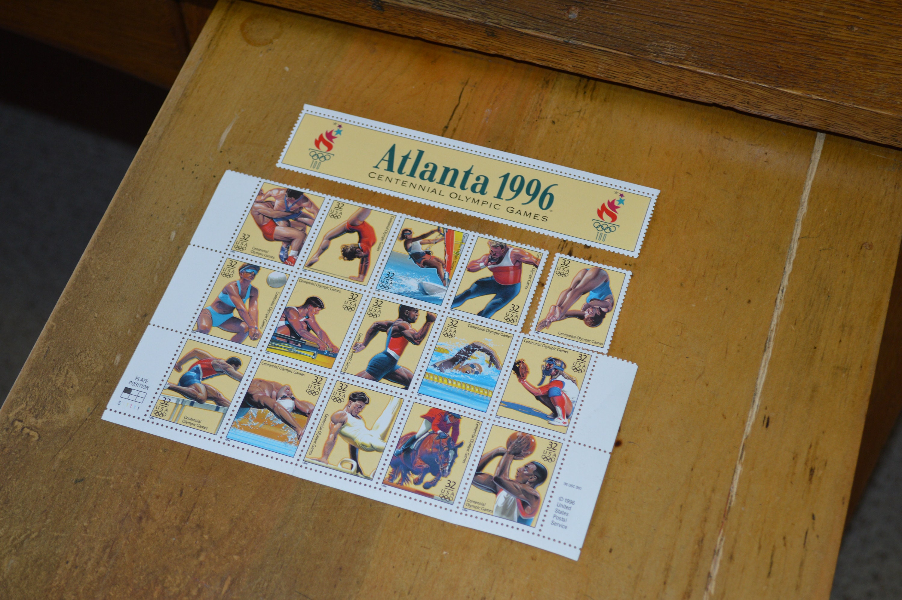 1996 Olympic Coin & Stamps1996 Atlanta Centennial Olympic - Etsy UK