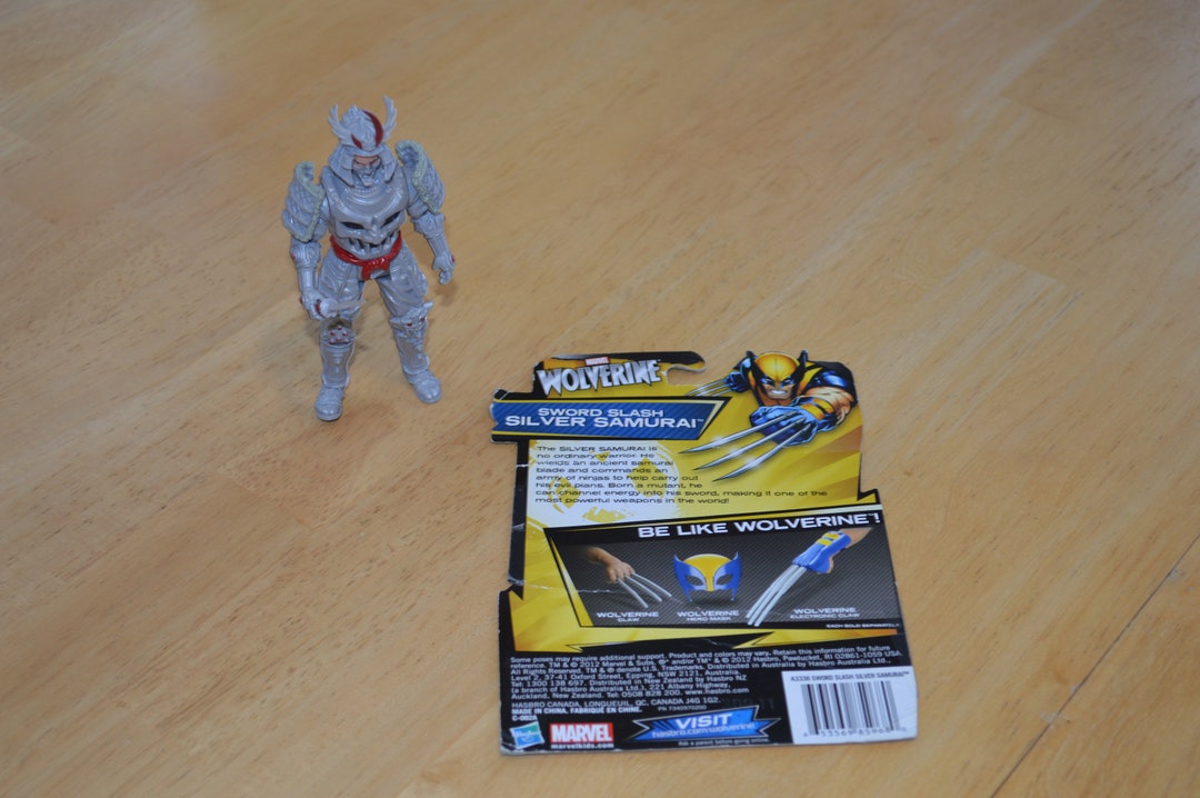 Marvel Wolverine Action Figure---sword Slash Silver Samurai Figure ...