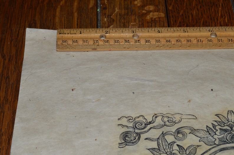 Vintage Hindu Wood Block Printrice Paper Printshiva & Parvarti ...