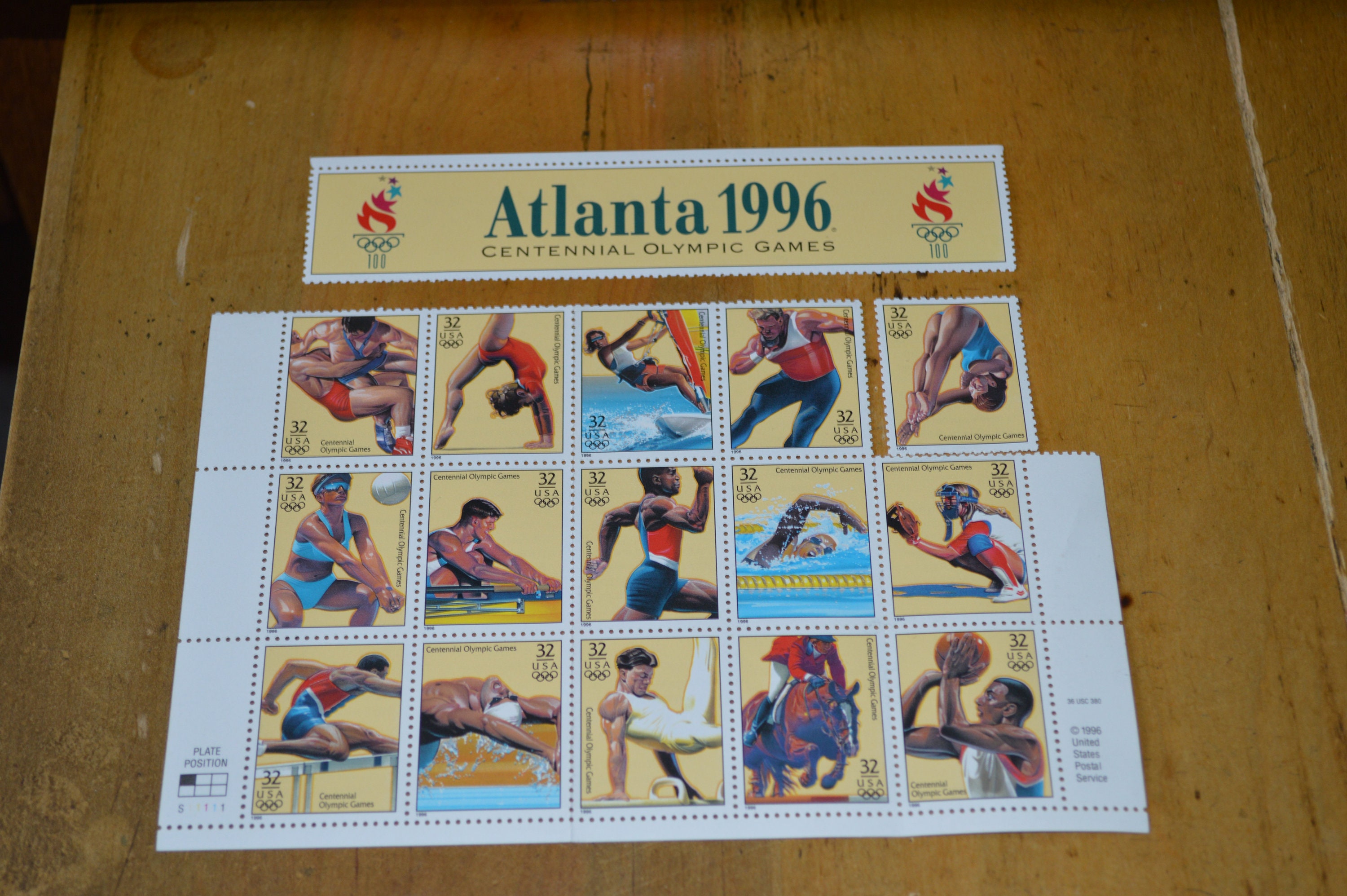1996 Olympic Coin & Stamps1996 Atlanta Centennial Olympic Basketball ...