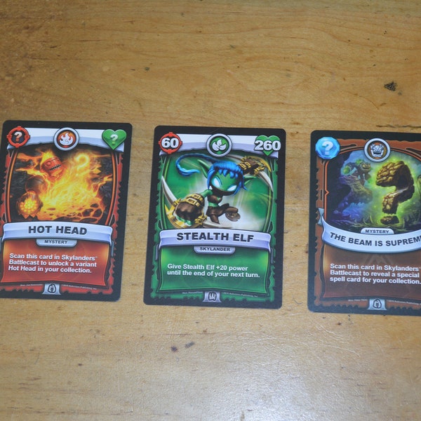 Skylanders Card - Etsy