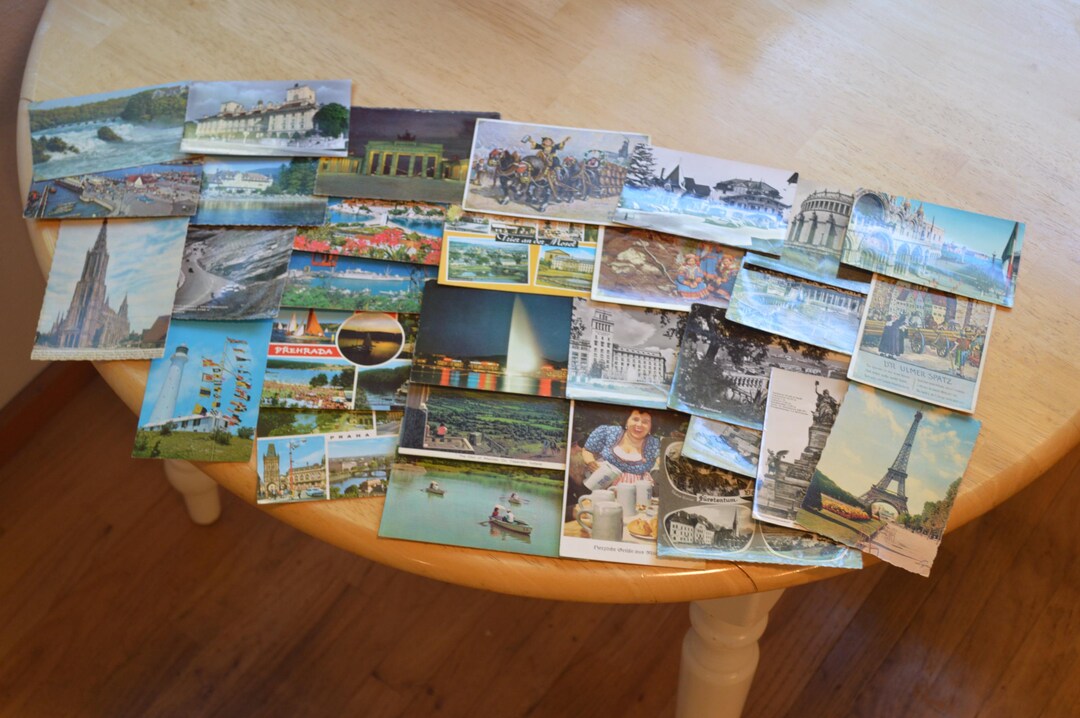30 Vintage Postcards---vintage Foreign Postcards---vintage Postcards ...