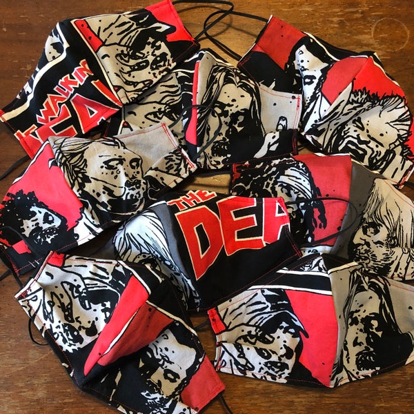 The Walking Dead Face Mask - Etsy