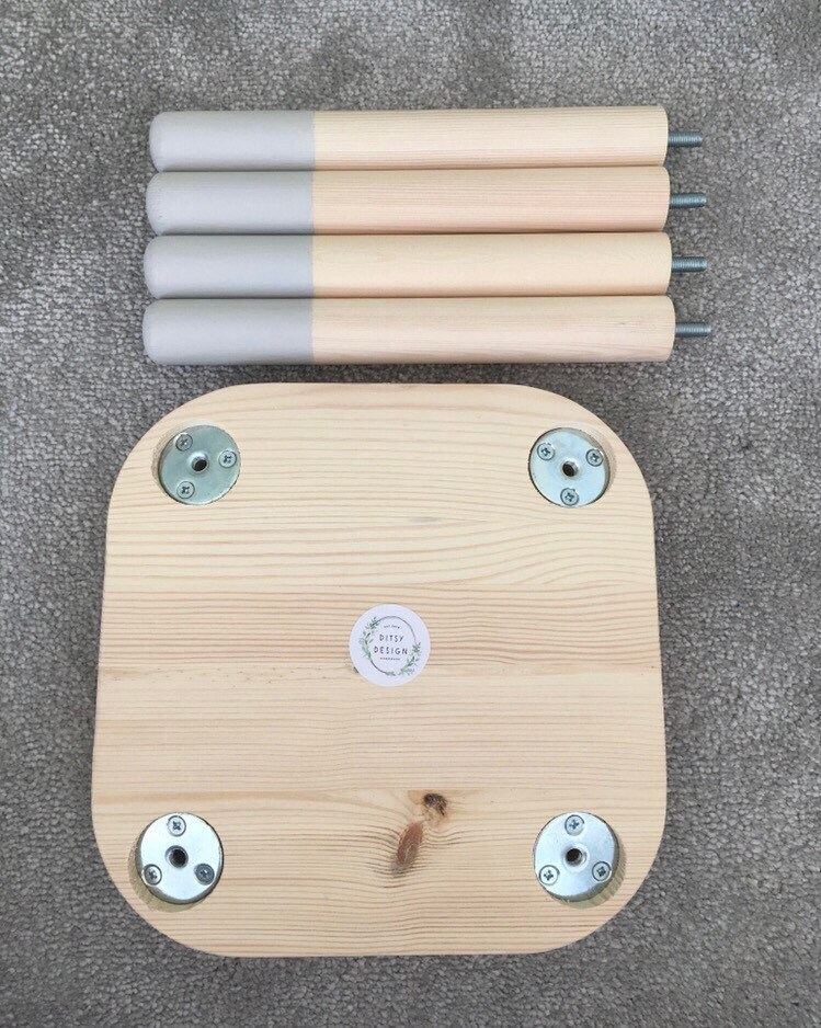 Flamingo Stool Wooden Stool Small Side Table Flamingo - Etsy