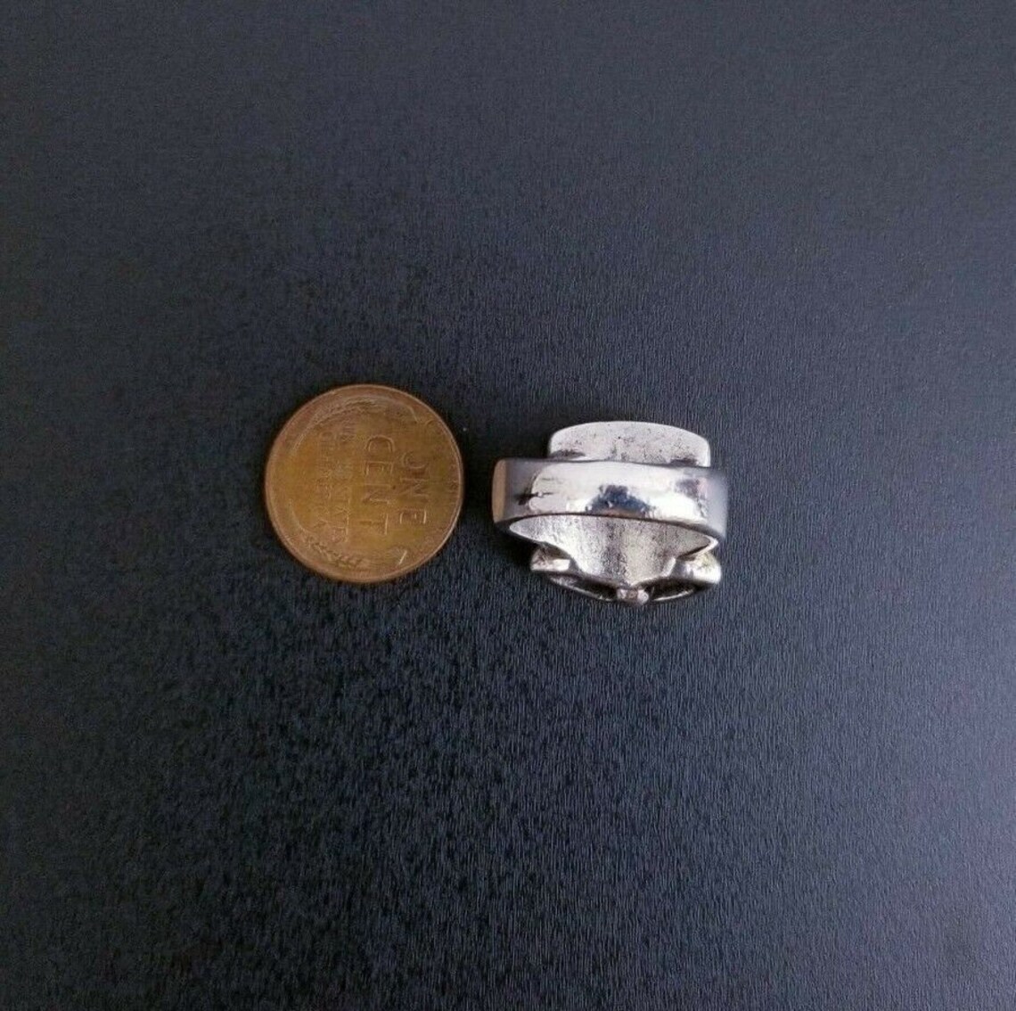 Vintage Sterling Silver Liberty Bell Ring, Size 6.75 14.7g - Etsy